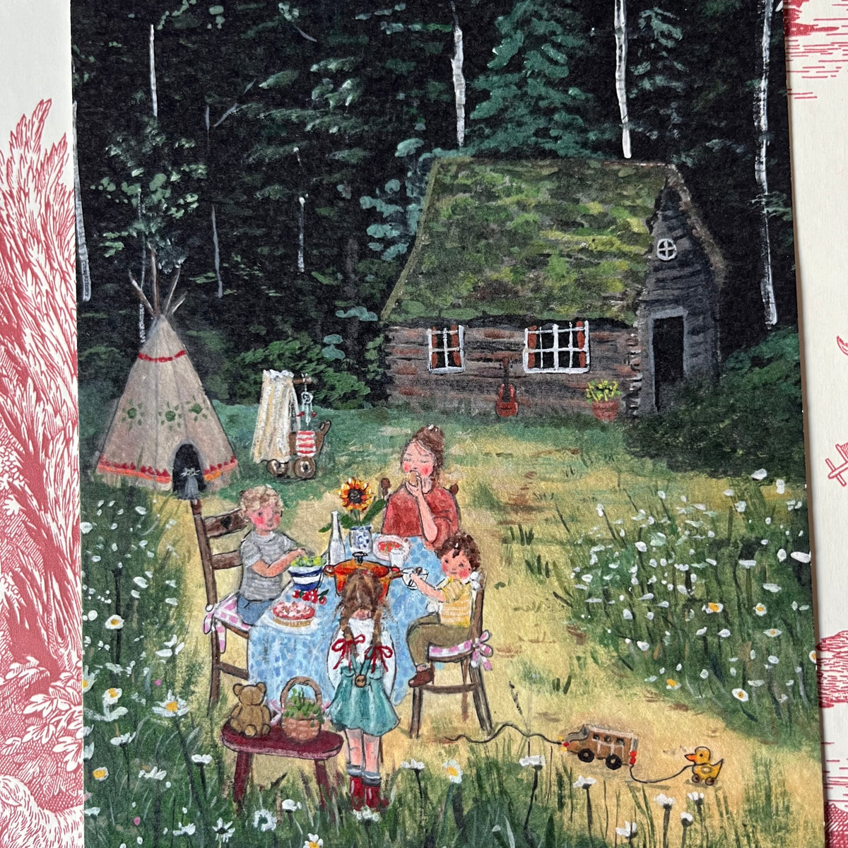 Het moshuisje | Kaart Gwen van Knippenberg – Fripperies