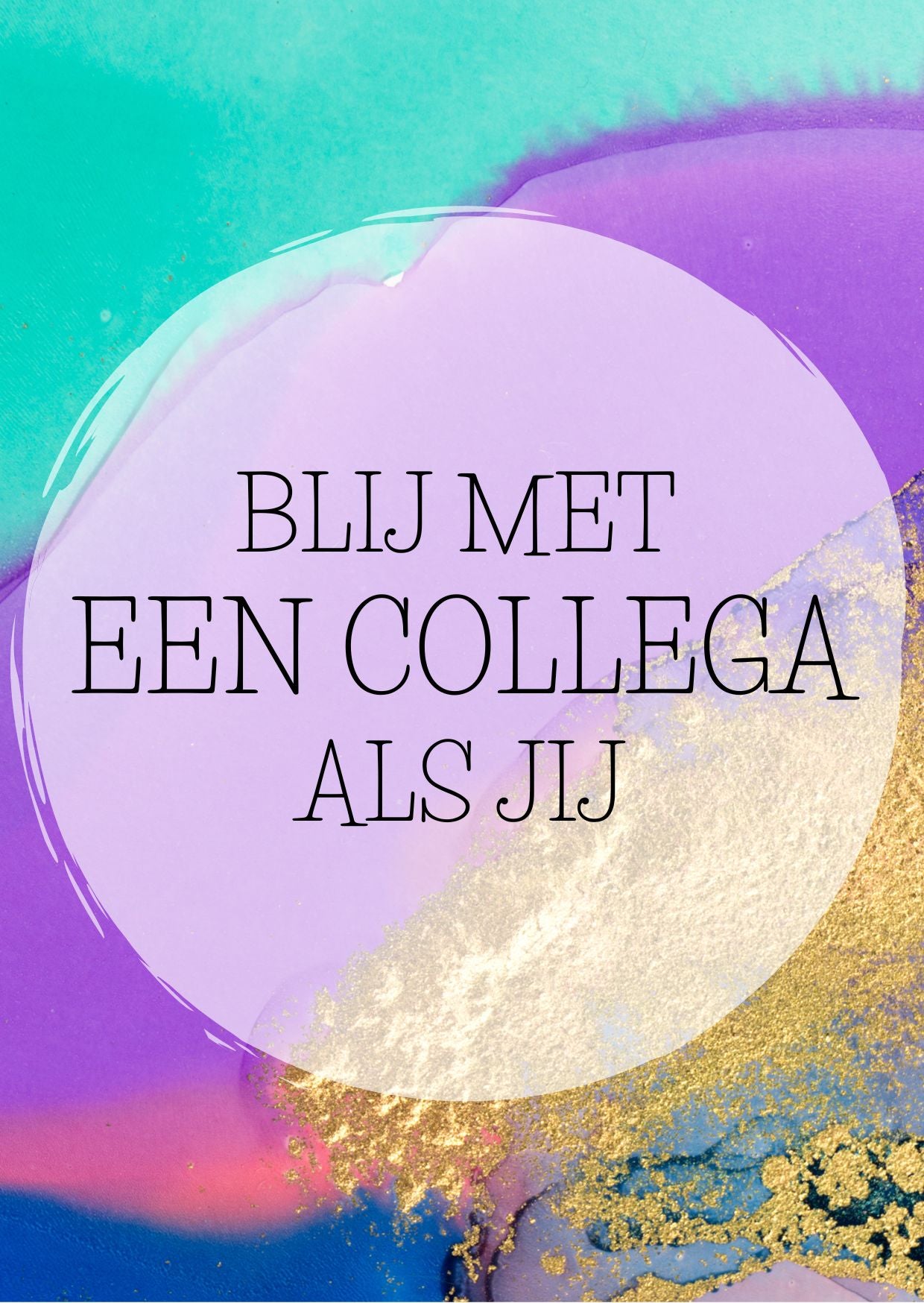 Blij met een collega als jij | Kaart Fripperies – fripperiesnl